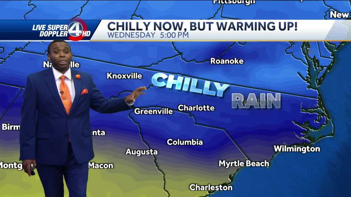 Rainy and chilly Wednesday