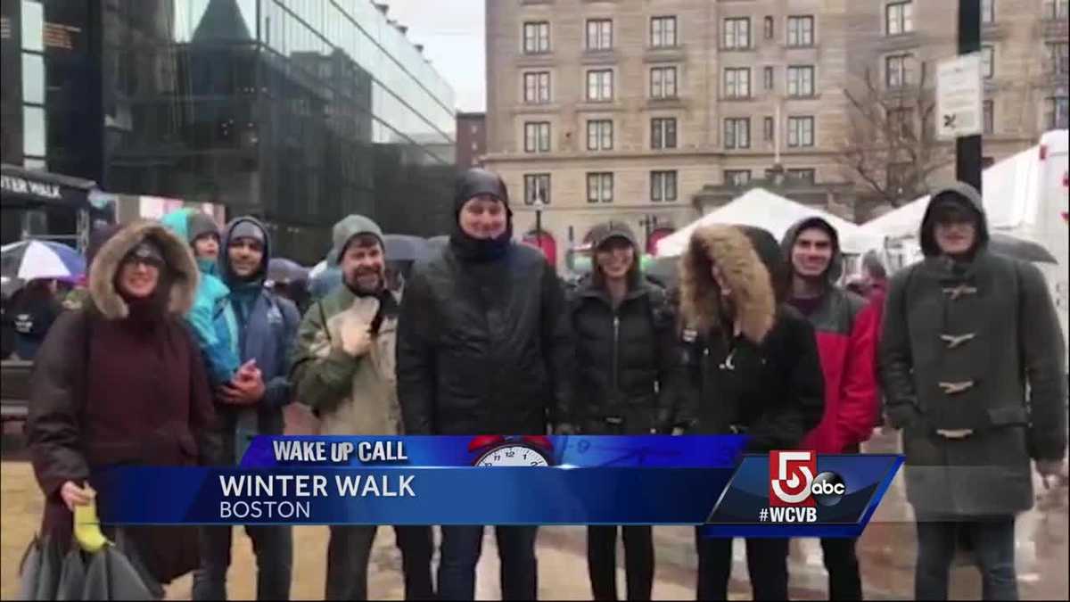 Wake Up Call from Boston's Winter Walk