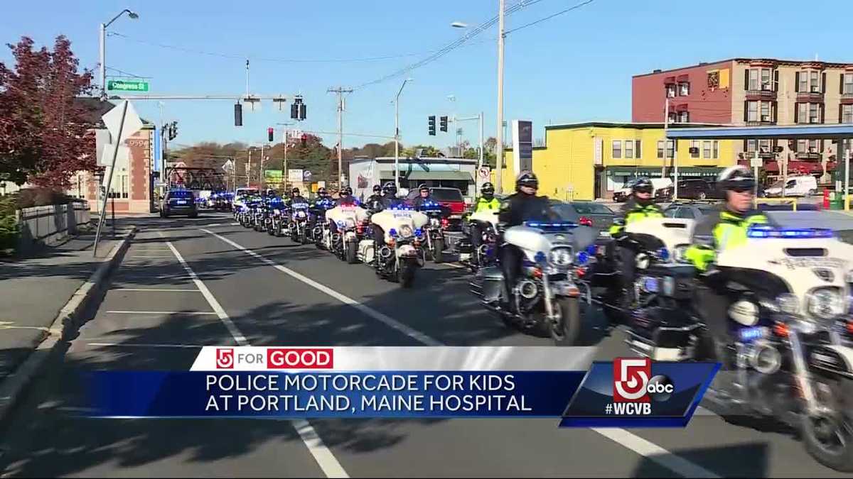 5 For Good: Police motorcade for kids at New England hospital