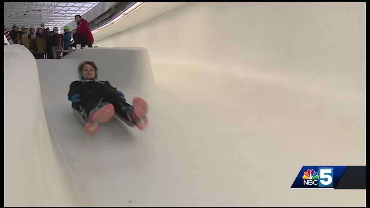 Kids slide at 40 mph while learning to luge