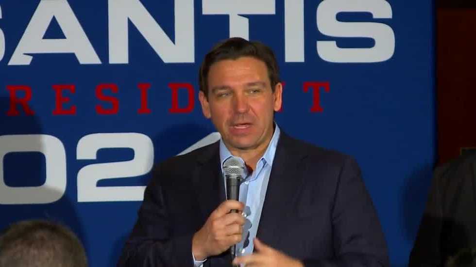 Ron DeSantis draws large crowd at Ankeny meet-and-greet