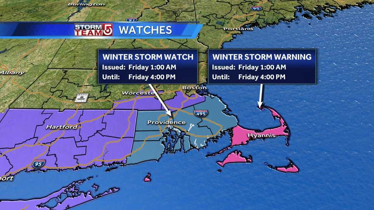 Video: Windy Thursday ahead of Friday snow