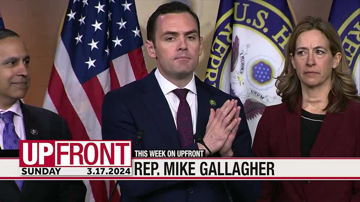 'UPFRONT' recap: Rep. Gallagher won't commit to attending RNC with ...