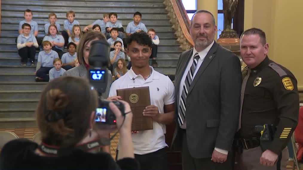 Iowans honored for heroic, lifesaving actions Iowans honored for heroic, lifesaving actions