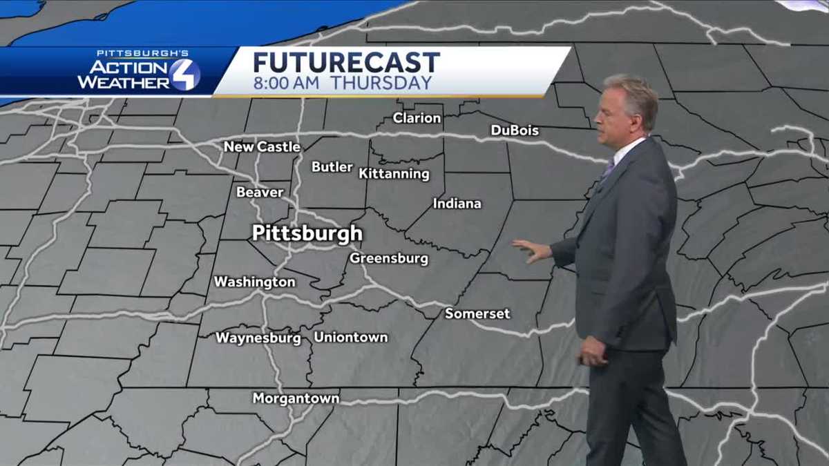 Partly cloudy and cold on Thursday