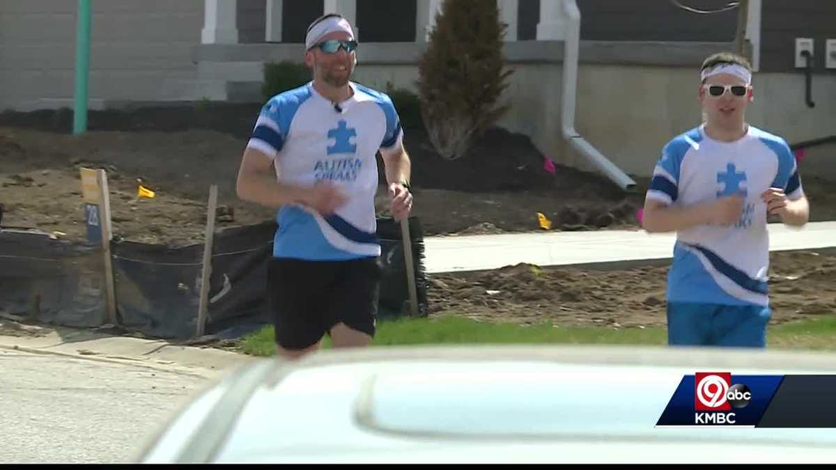 Running helps father connect with autistic son