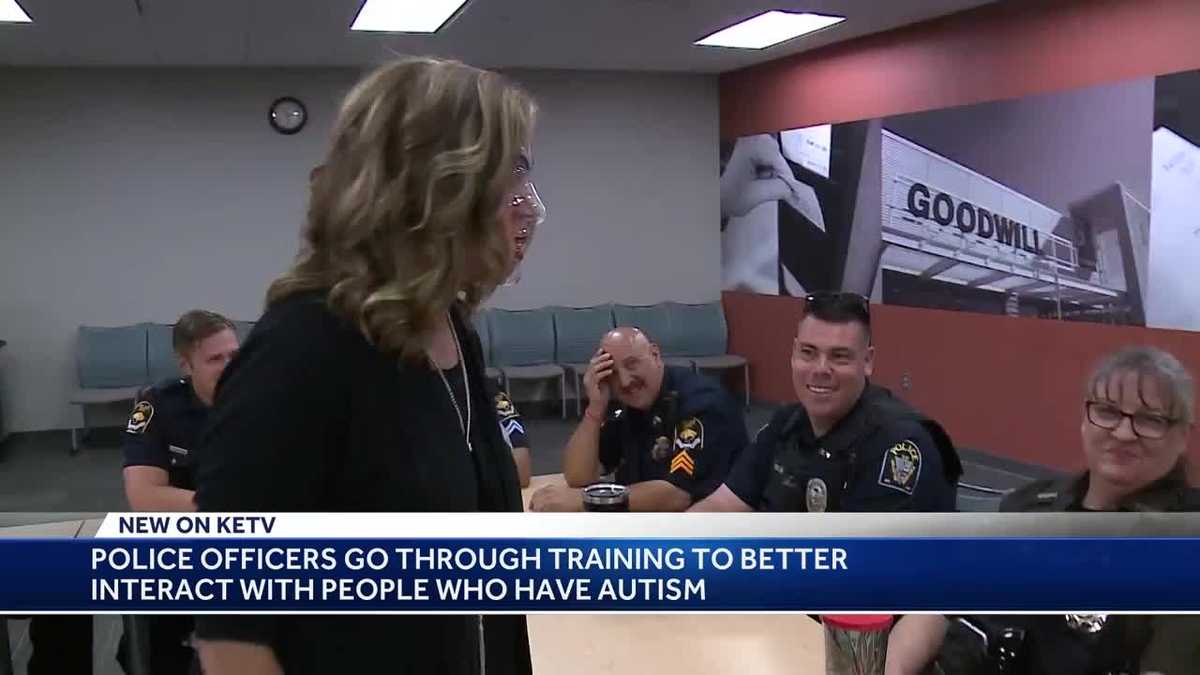 Police officers go through training to better interact with people who ...