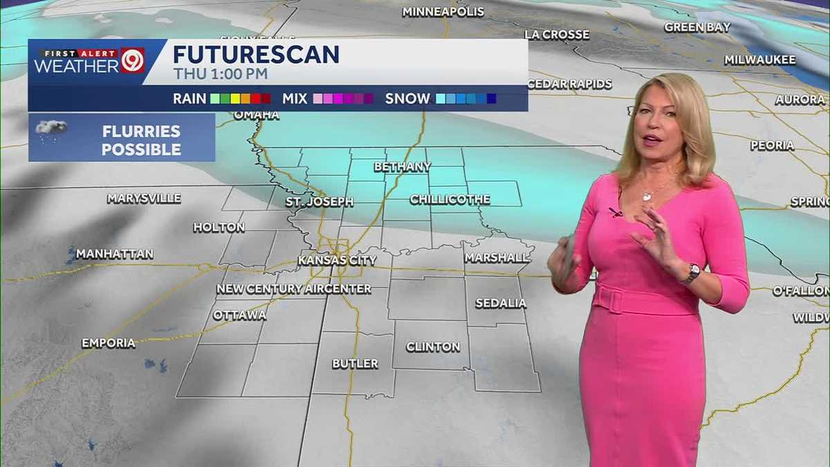 KANSAS CITY WEATHER: Not as cold for today