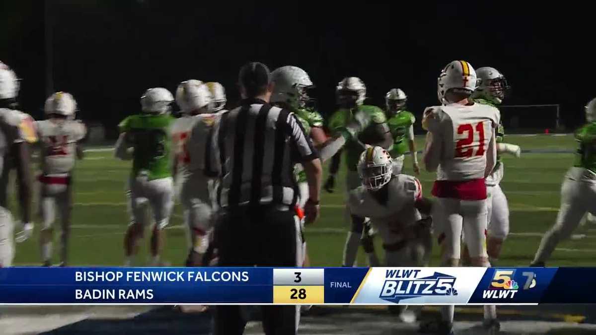 Badin Rams 28, Bishop Fenwick Falcons 3
