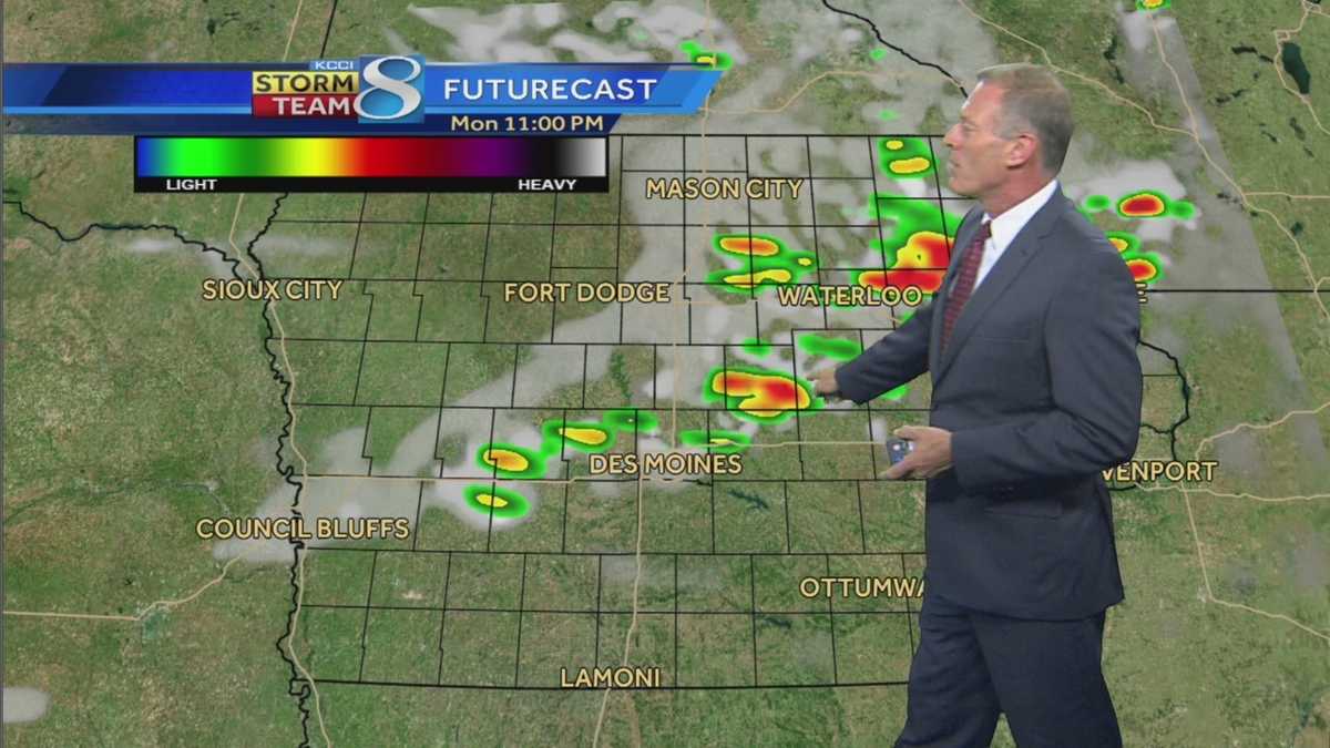 KCCI 8 News at Ten weather forecast
