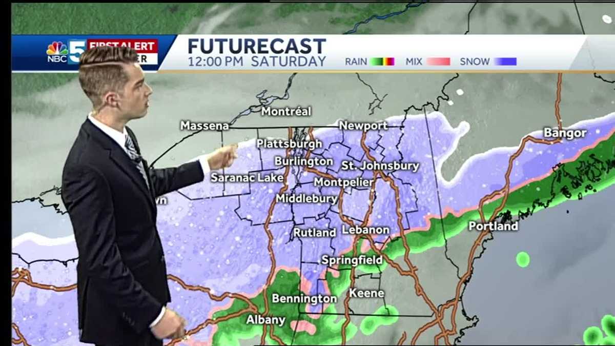 Video: Light snow and rain this weekend (2-8-17)