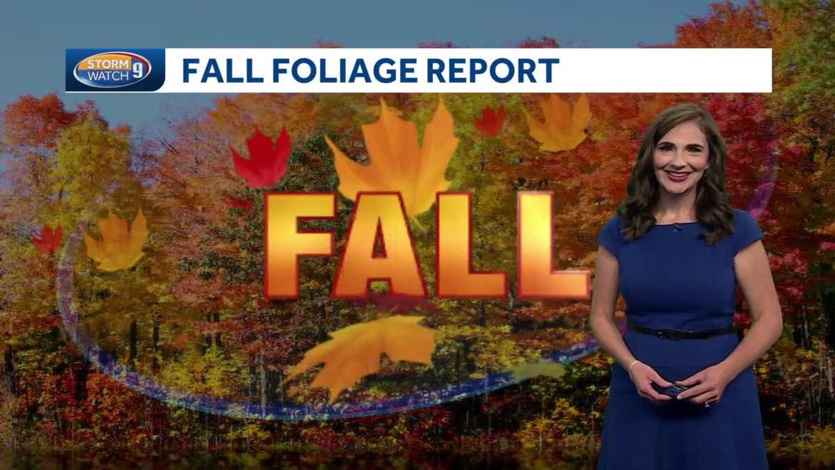 New Hampshire foliage tracker: Some color in north