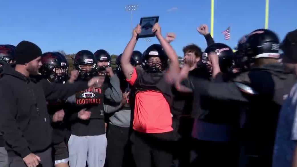 Burlington High School football ream receives Operation Play of the ...