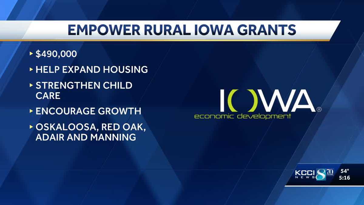 Rural Iowa communities receive grants for housing, child care, and ...