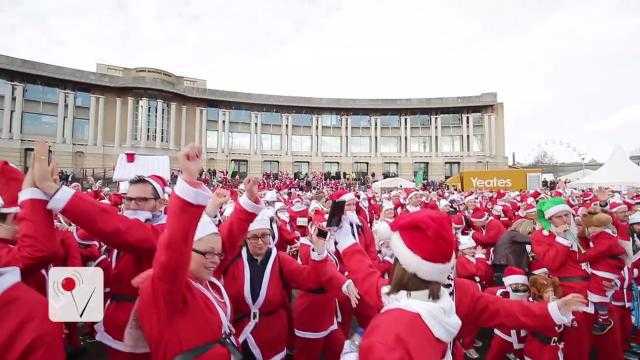 Giant Santa Mannequin Challenge May Be the Most Epic One Yet