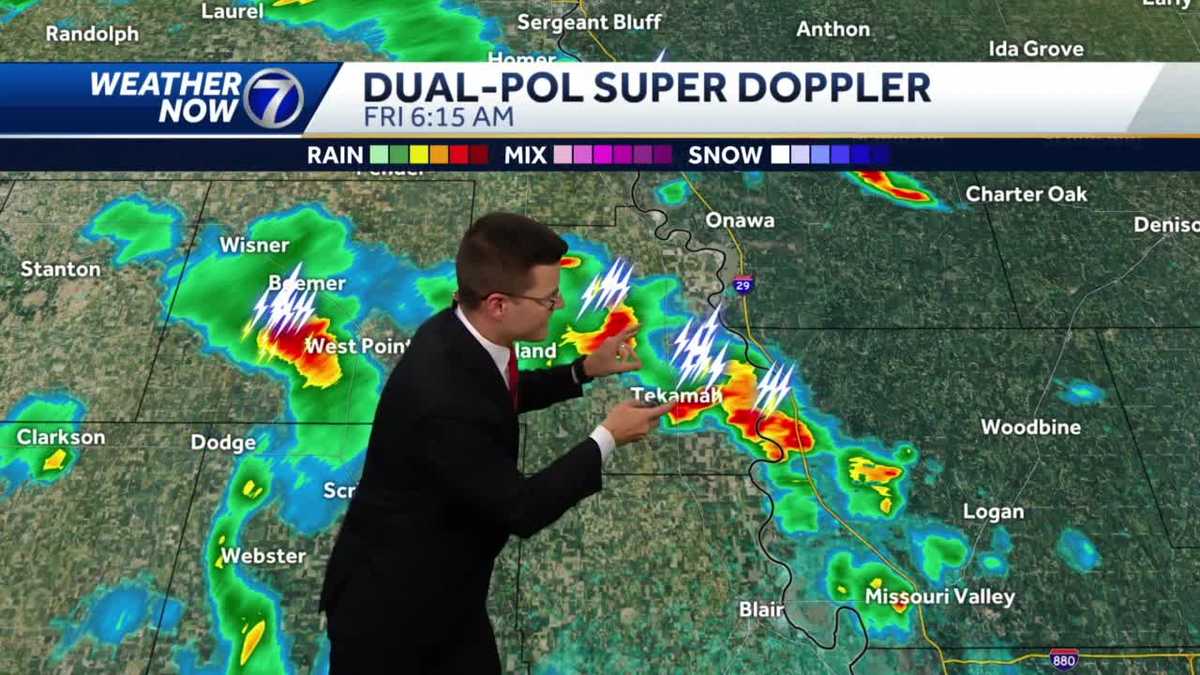 Omaha morning weather forecast for Friday, August 26