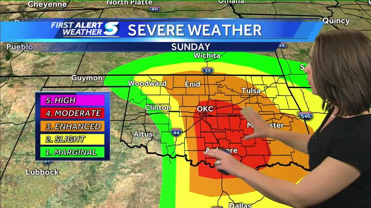 Forecast: Severe storms Sunday