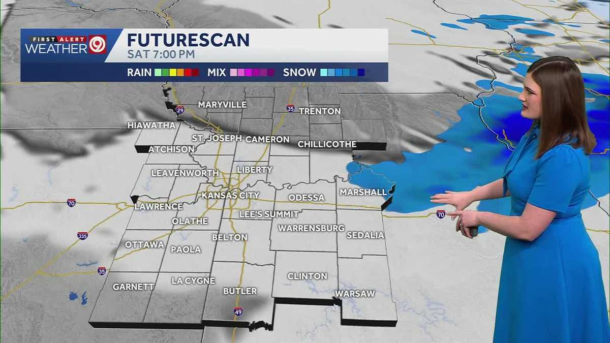 Cold & windy Saturday in Kansas City