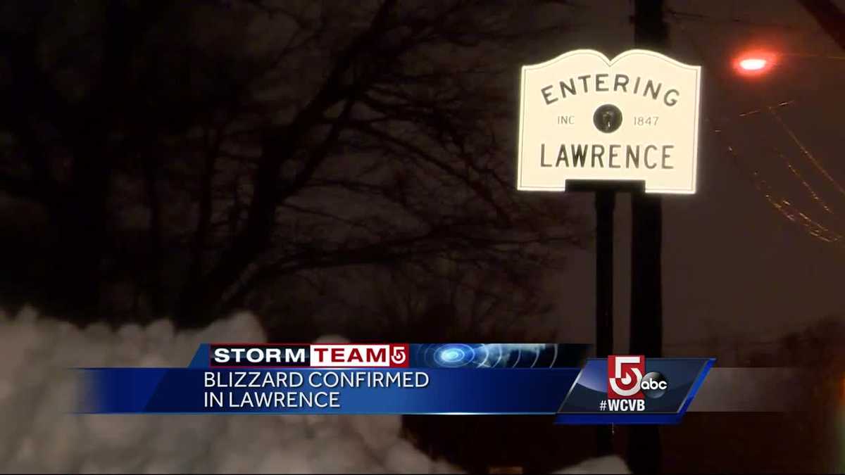 Blizzard conditions confirmed only in Lawrence