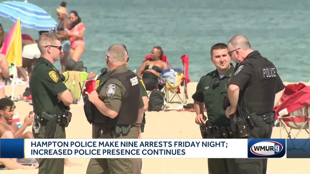 Hampton Police arrest seven people at Hampton Beach Saturday night