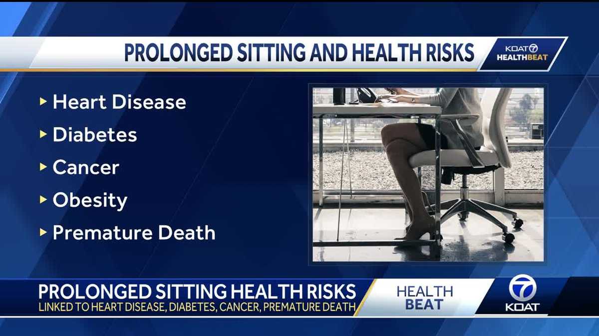 Health problems linked to sitting for too long