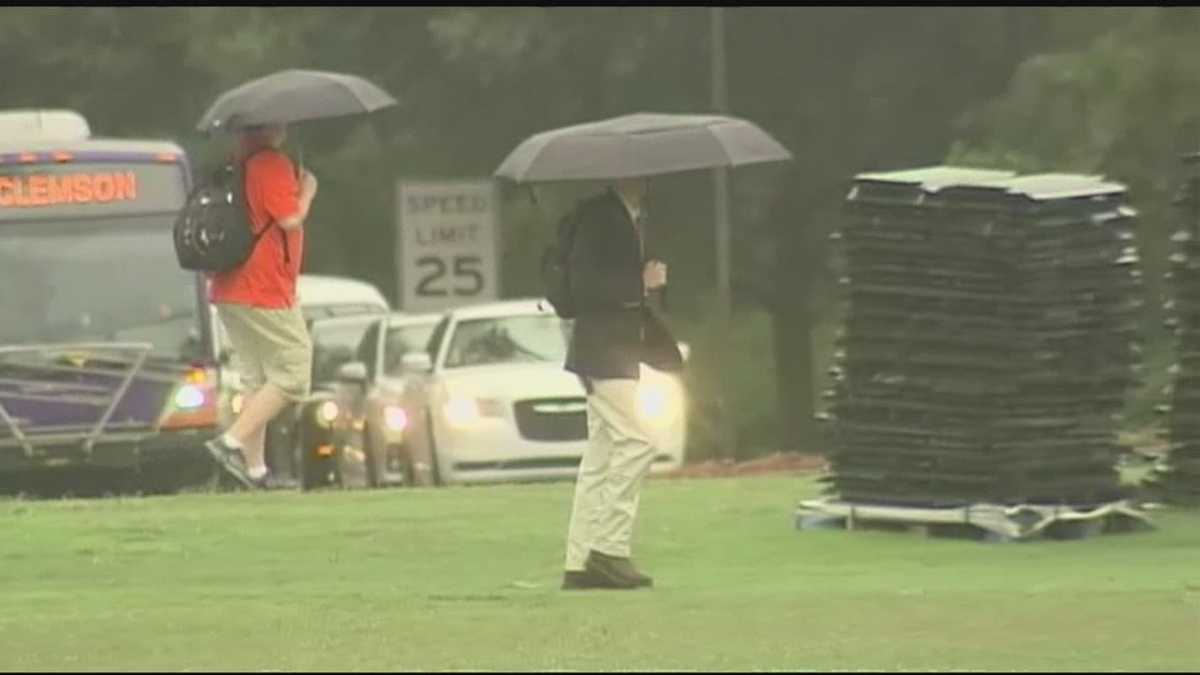 Mandy Gaither reports from Clemson on GameDay preps