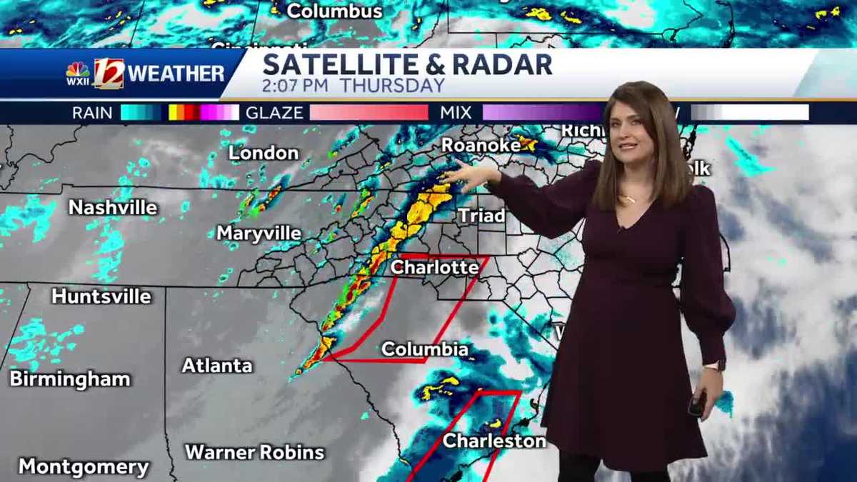 WATCH: Piedmont Triad starting to see severe storms