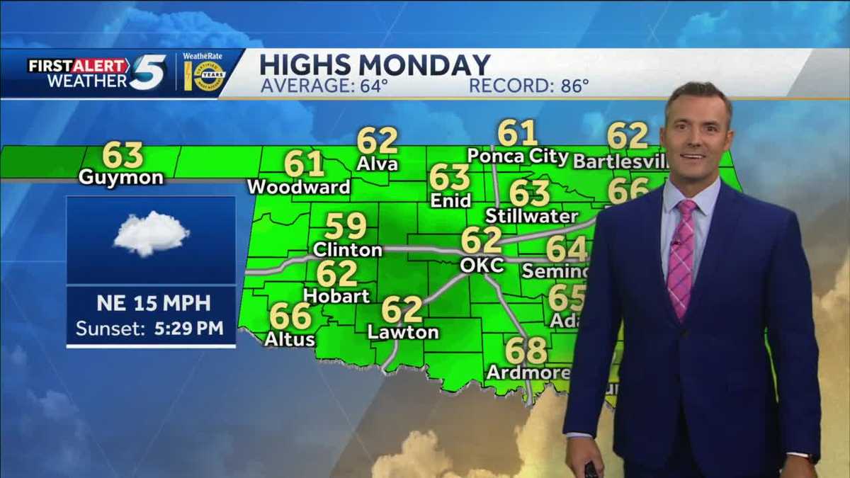 FORECAST: Cloudy today, rain tonight