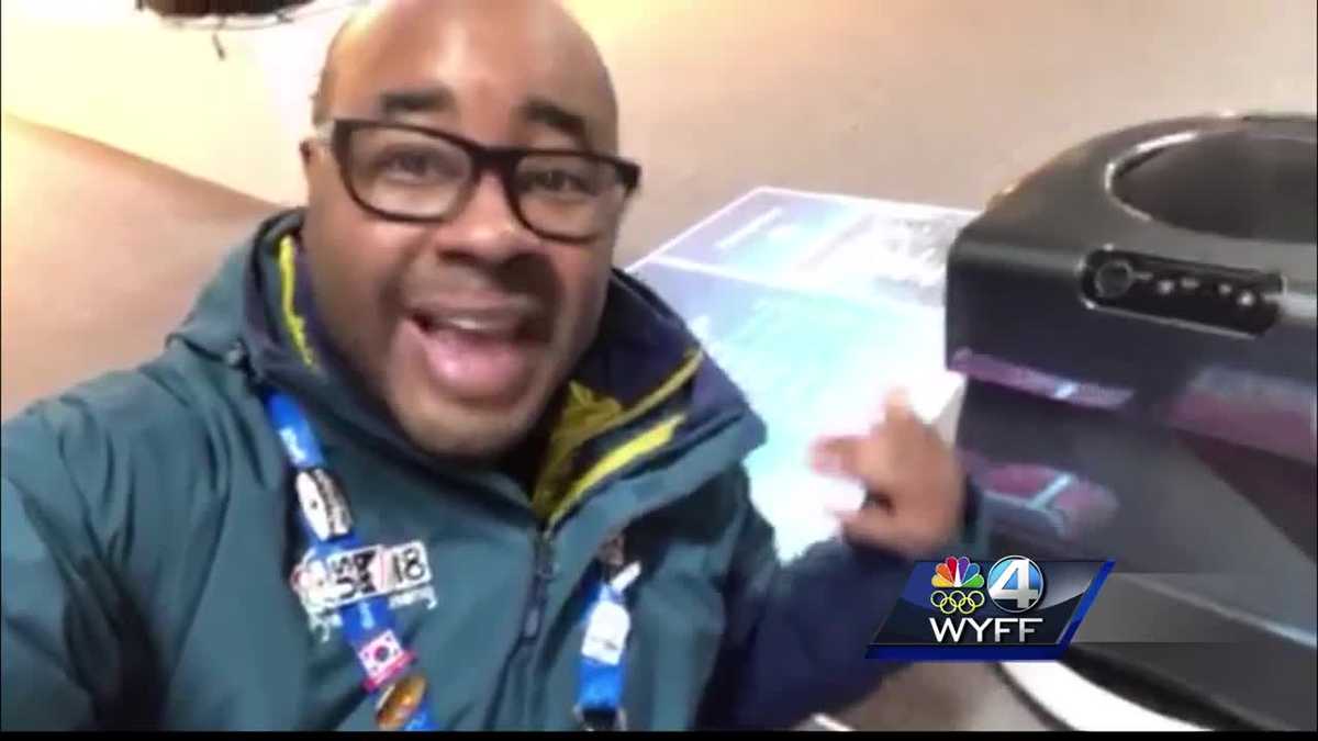 Nigel introduces us to his new "friends" at the Olympic Winter Games