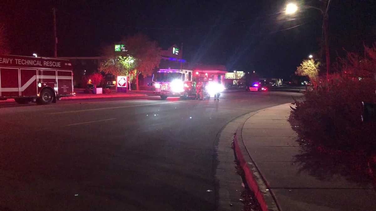 Albuquerque crews battle fire near Sunport