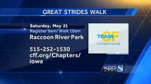 Preview Great Strides Walk in West Des Moines