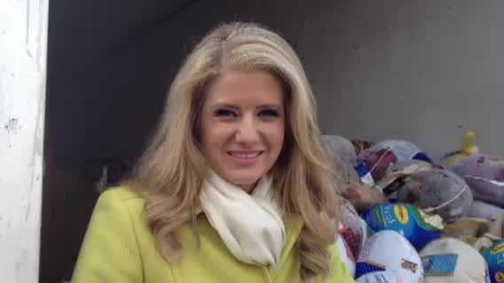 16 WAPT News Team collecting turkeys