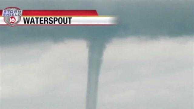 Waterspout a rare sight at Reservoir