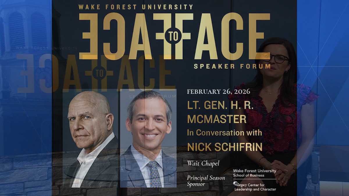Lt. Gen. H.R. McMaster at WFU's Face to Face Speaker Forum