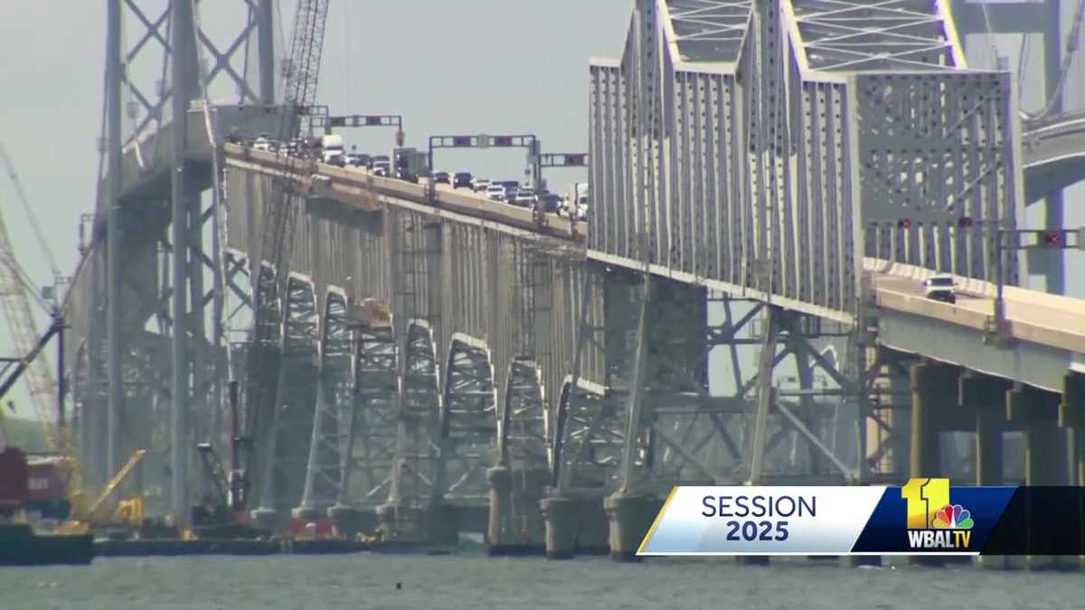 Moore discusses Key Bridge, education bill with 11 News