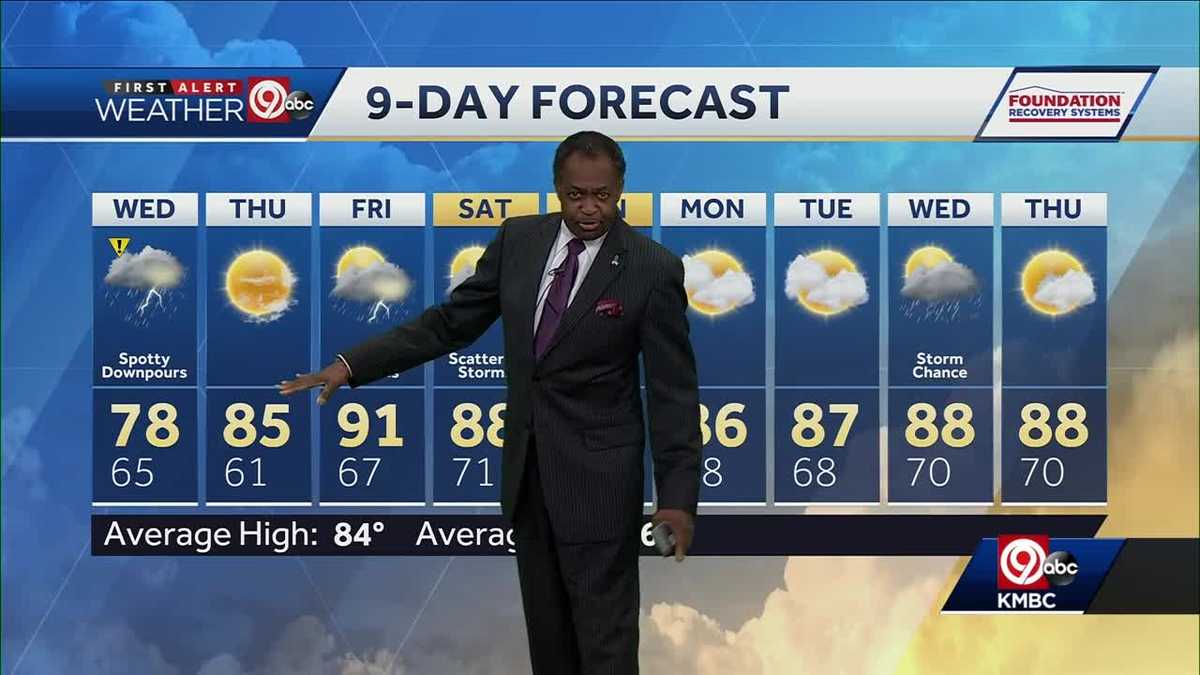 Locally heavy rain possible Tuesday night into Wednesday