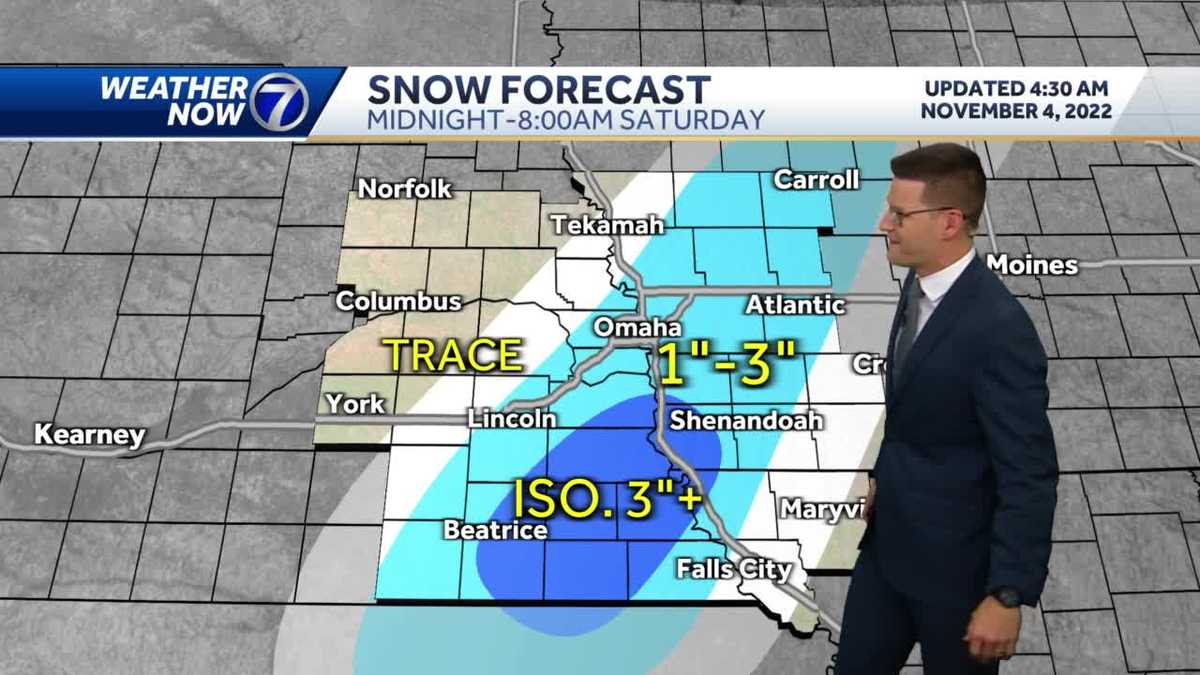 Omaha morning weather forecast for Friday, November 4
