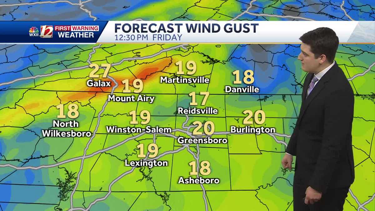 WATCH: Cool & breezy Friday, beautiful weekend ahead