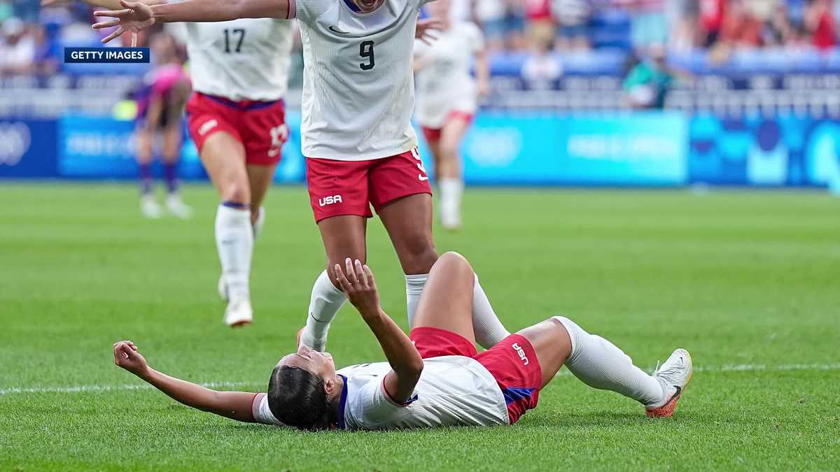 US women's soccer team prepares for gold medal match with Brazil