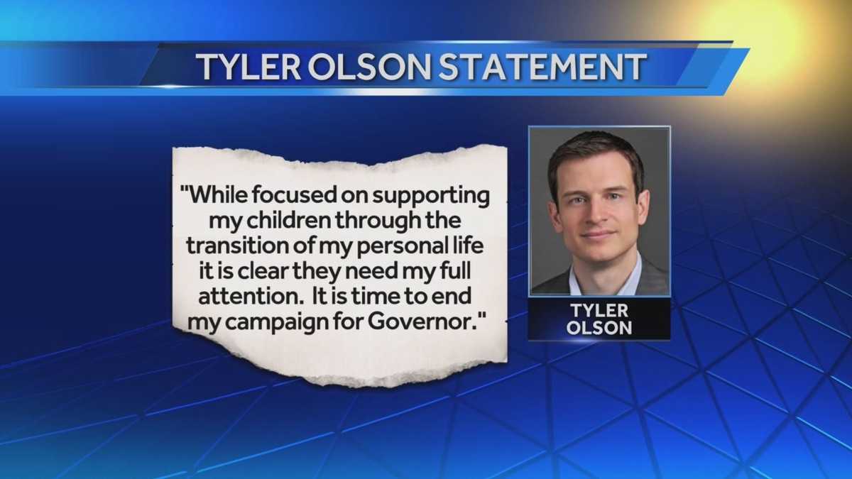 Tyler Olson drops out of Iowa governor's race