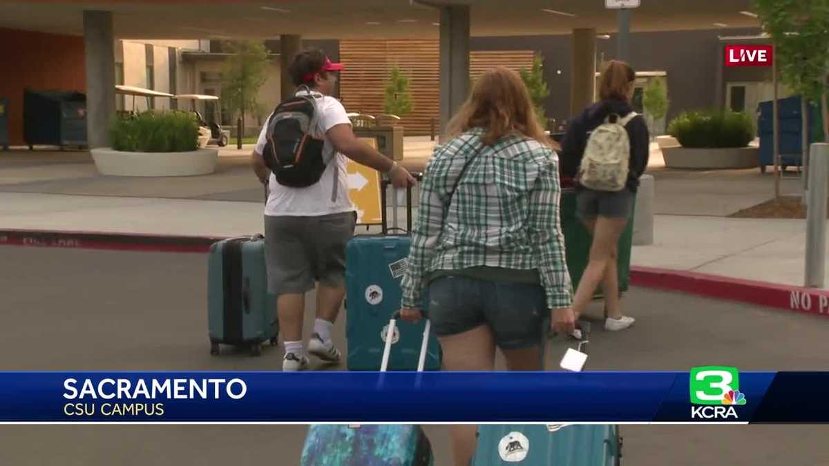Move-in day for Sacramento state freshman