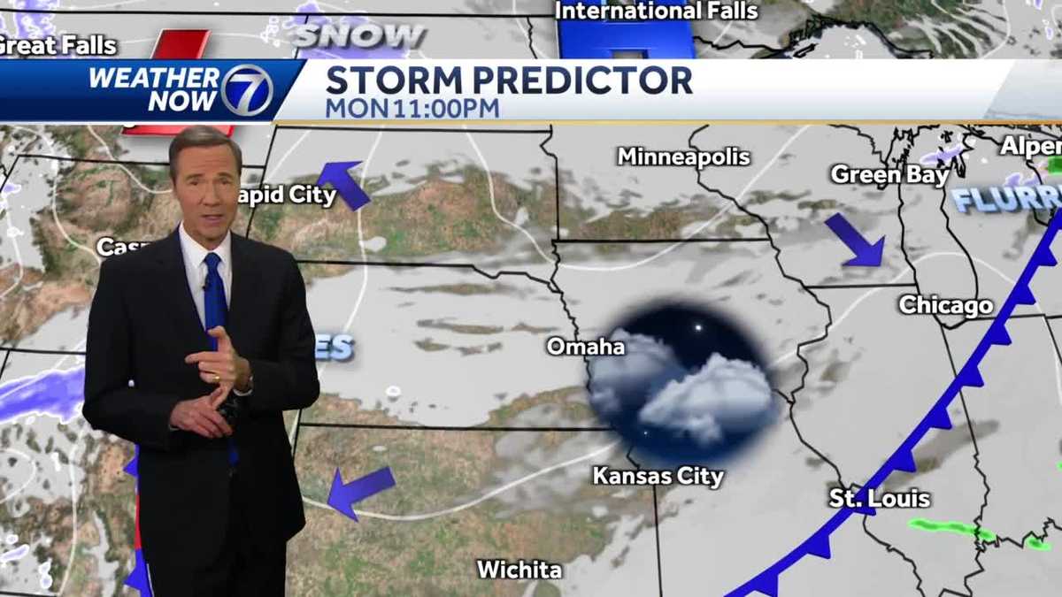Monday evening December 5 Omaha weather