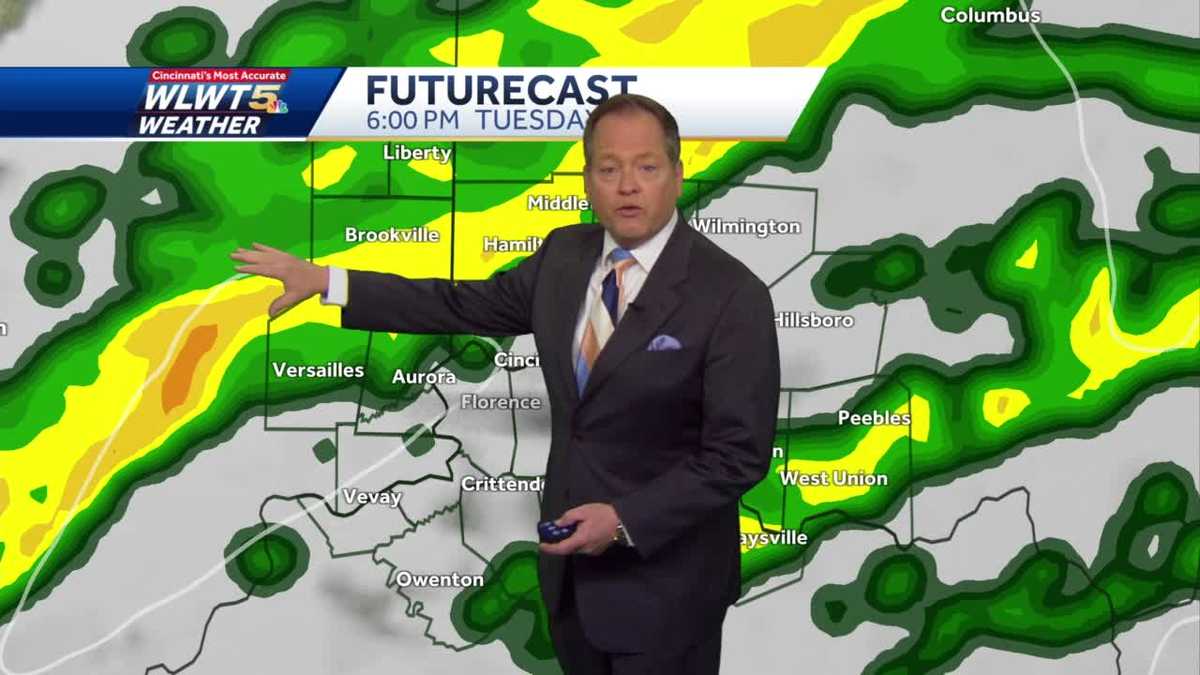 Wet Tuesday Evening, More Mild Temps