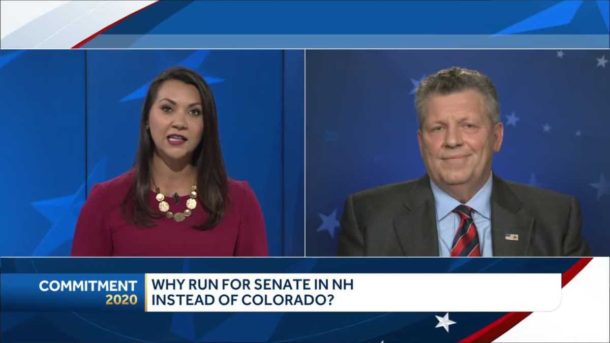 2020 Granite State Debate: Corky Messner asked about running in NH vs ...
