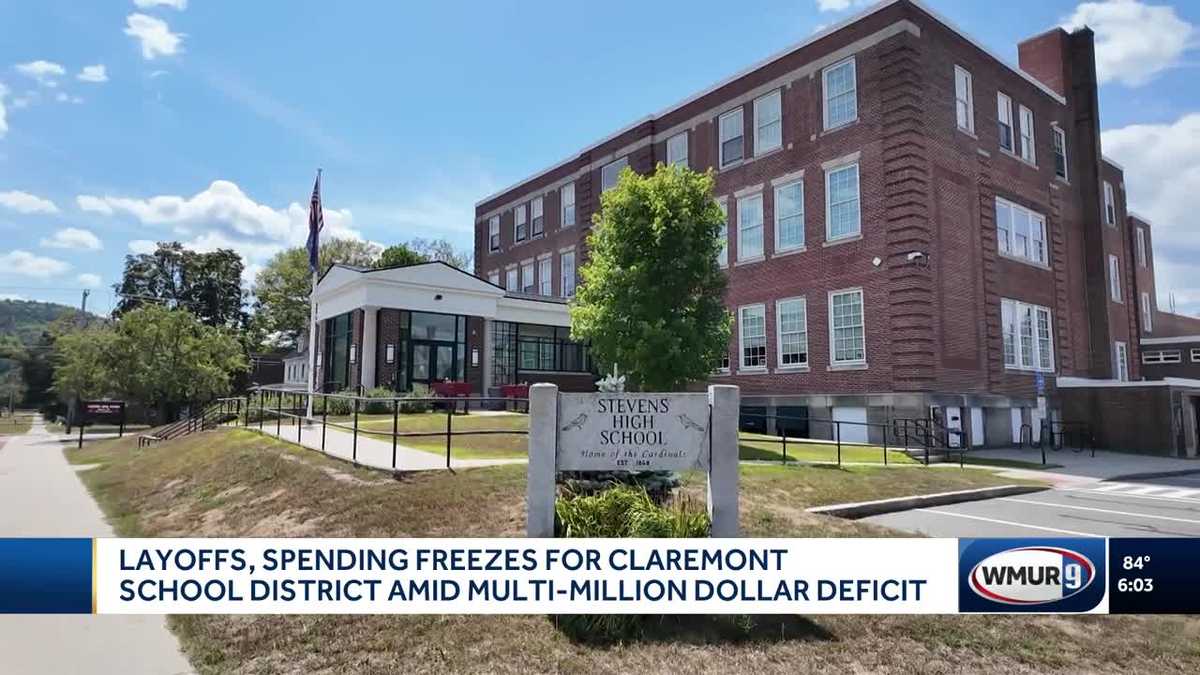 Layoffs, spending freezes for Claremont School District amid deficit