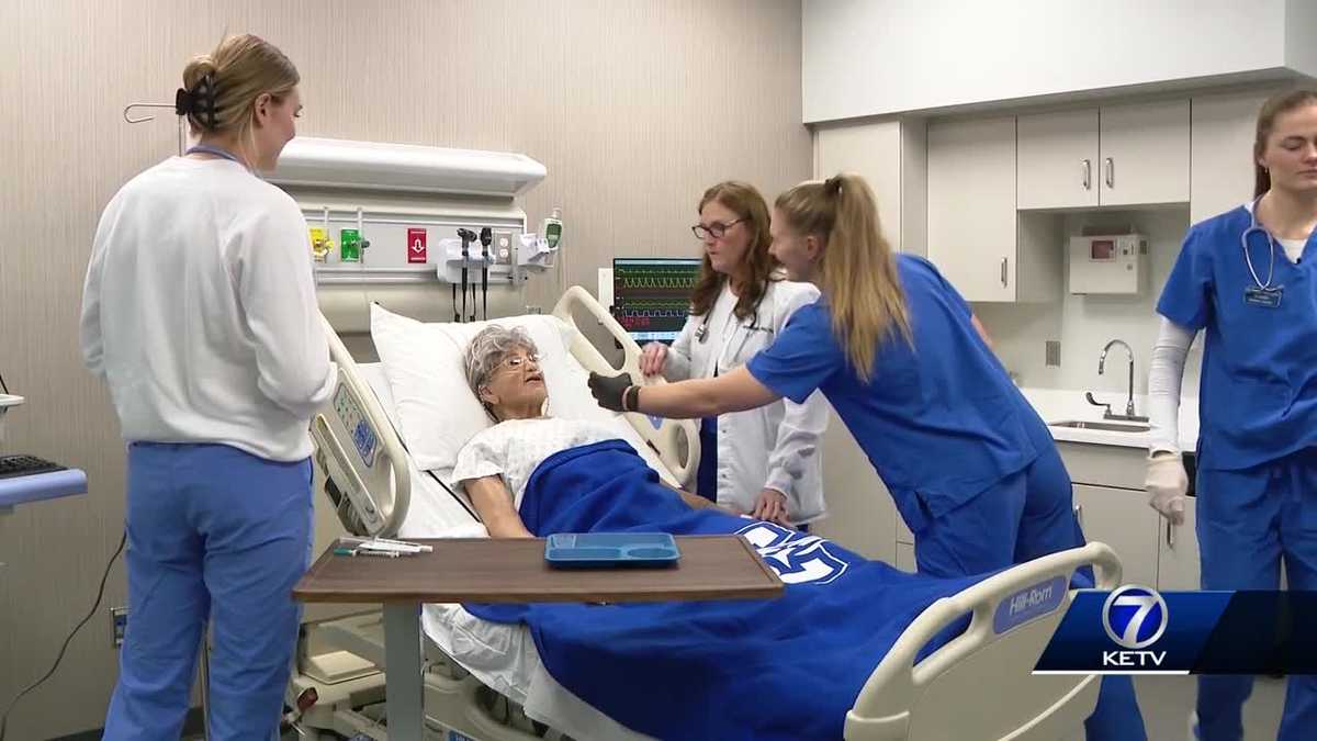 Creighton volleyball players balance nursing school