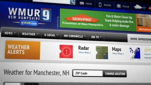 What's new on the WMUR.com Weather page?