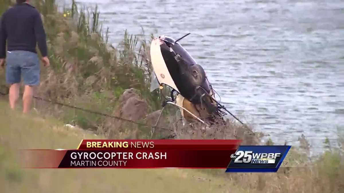 Gyrocopter crash in Martin County