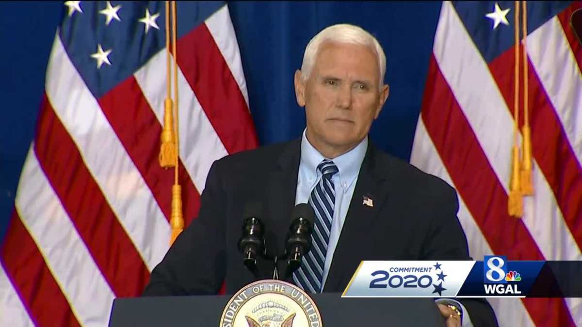 VICE PRESIDENT MIKE PENCE hosts rally at Capital City Airport