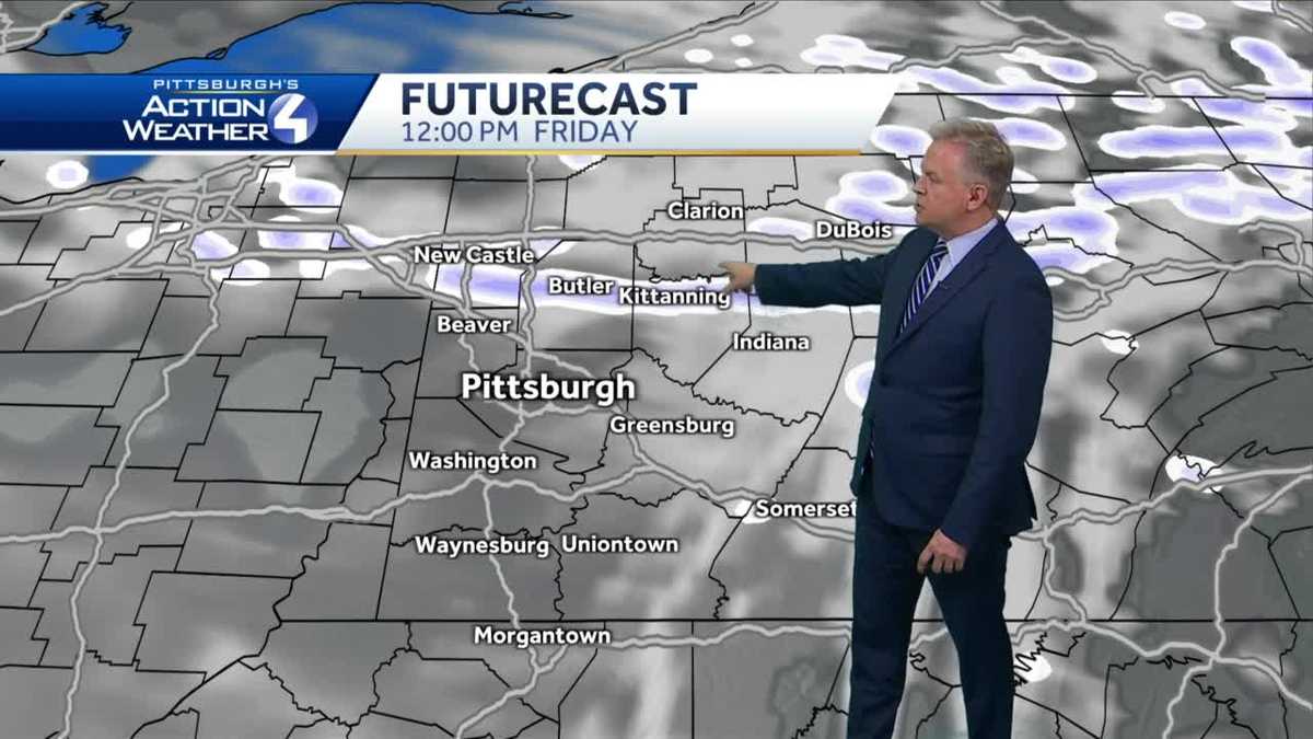 Cloudy with snow flurries on Friday